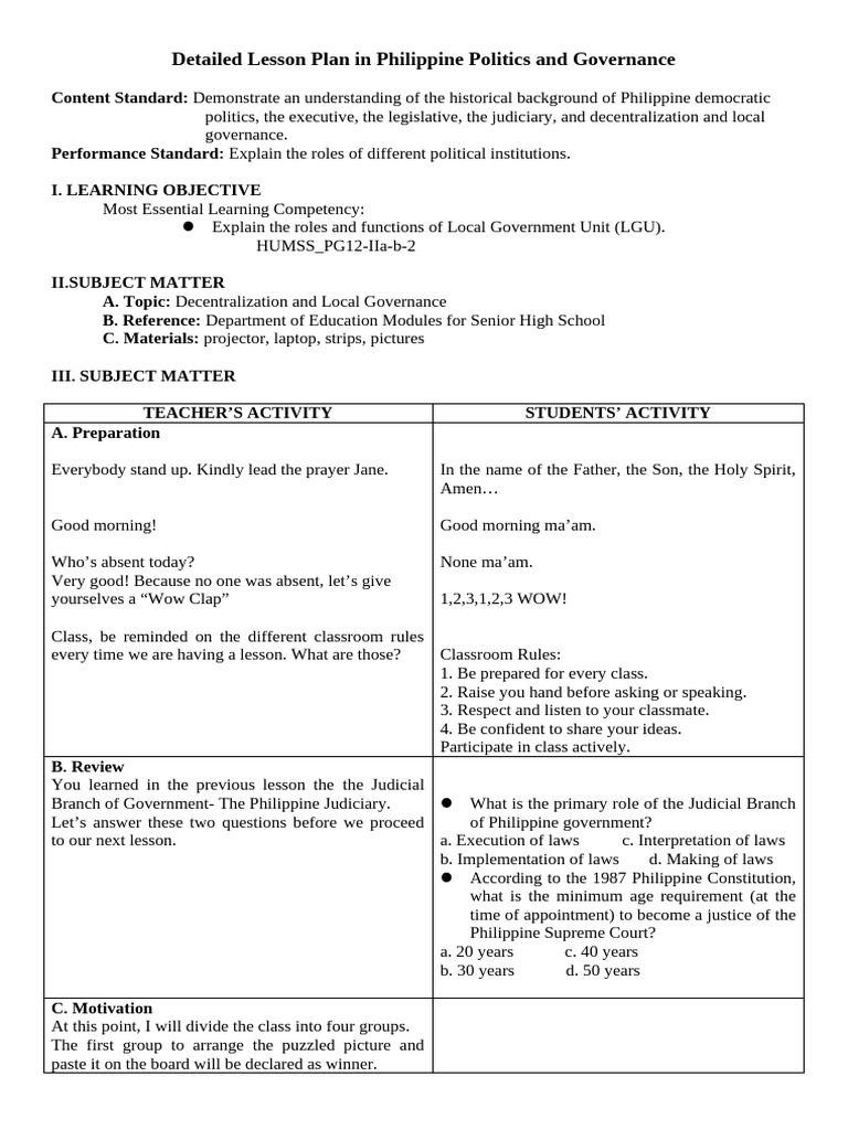 Roles Functions of Lgu | PDF | Government | Governance