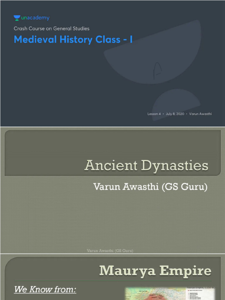 Medieval History Class I With Anno | PDF