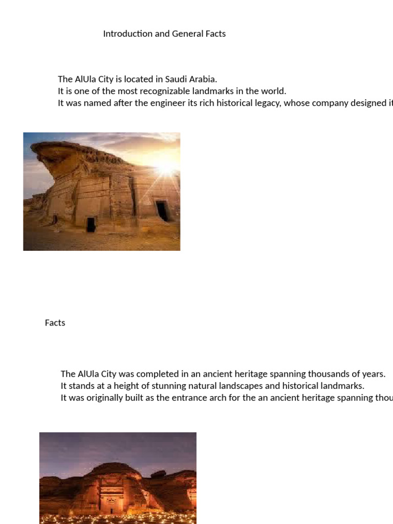 AlUla Presentation Updated English | PDF