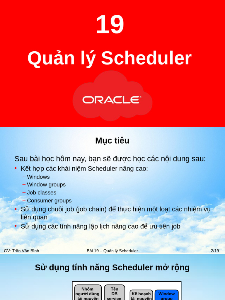 Les 19 Sched Admin | PDF