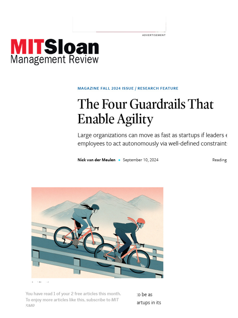 The Four Guardrails That Enable Agility | PDF | Data | Data Science