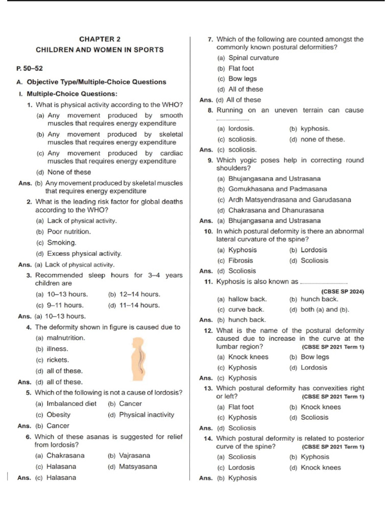 Pe Xii Unit-Ii Notes | PDF