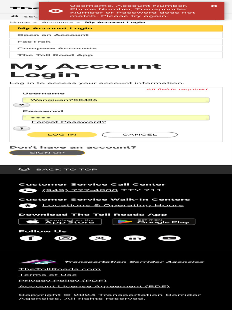 My Account Login Instructions | PDF