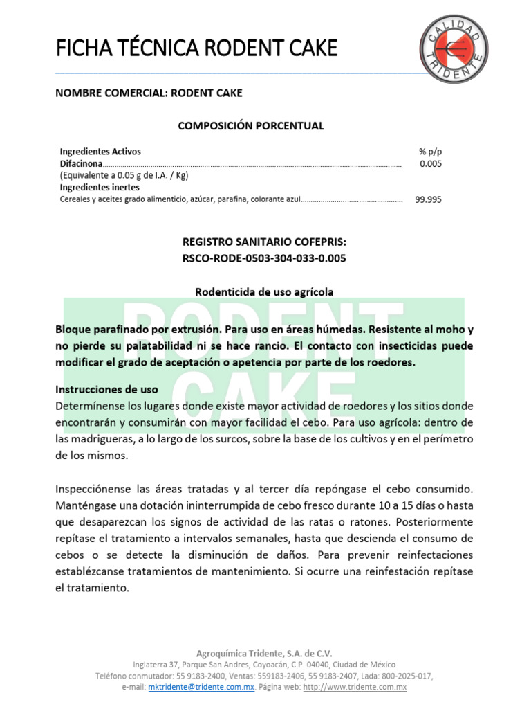 FT Rodent Cake 2023 | PDF | Arroz