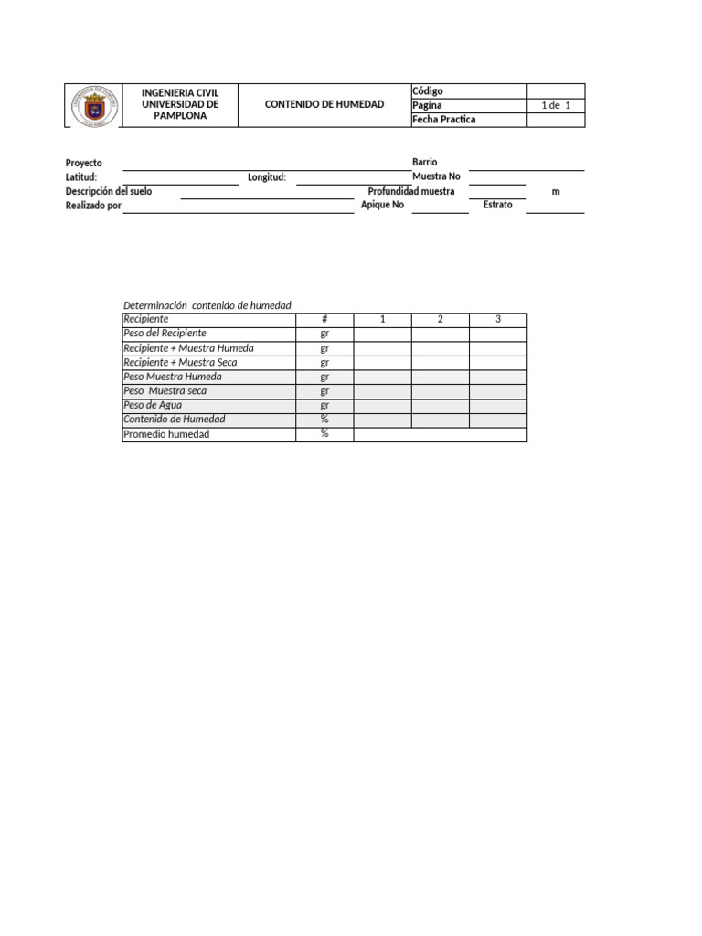 Formato Laboratorios 2023 | PDF | Densidad | Ciencias de la Tierra