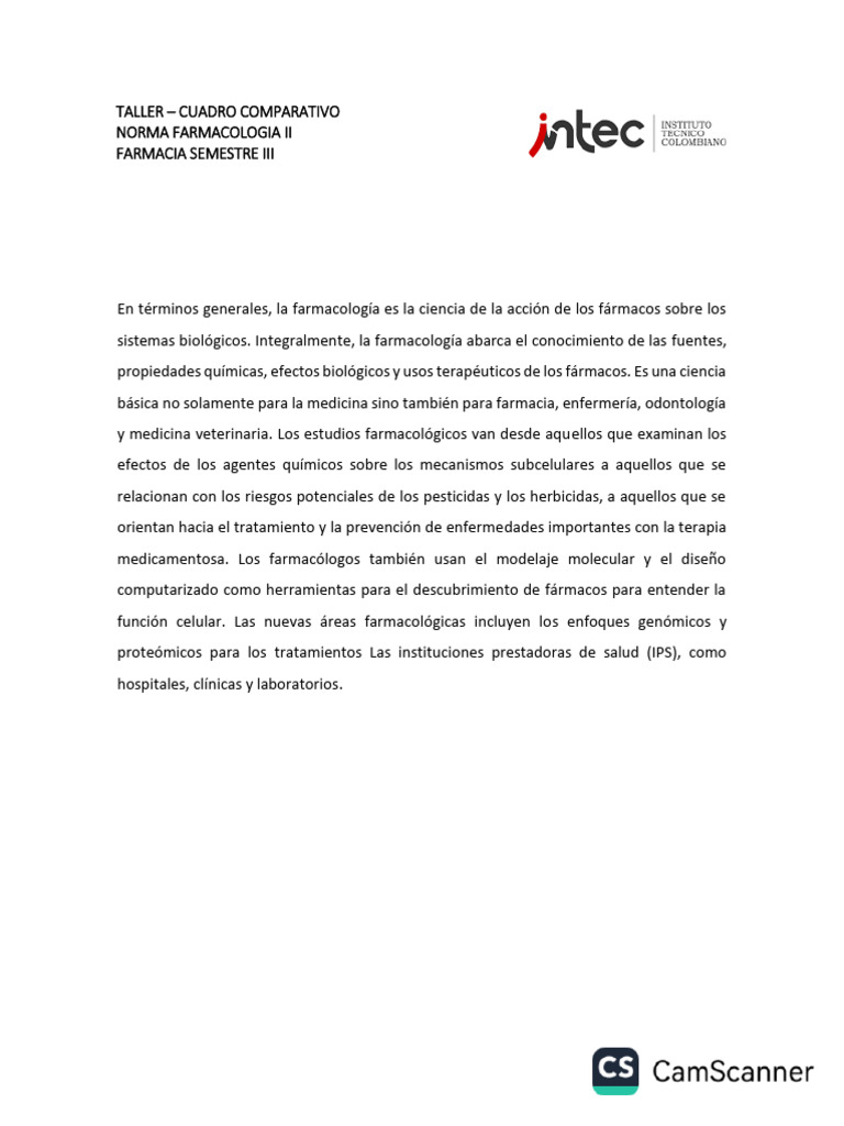 CUADRO COMPARATIVO Intec | PDF