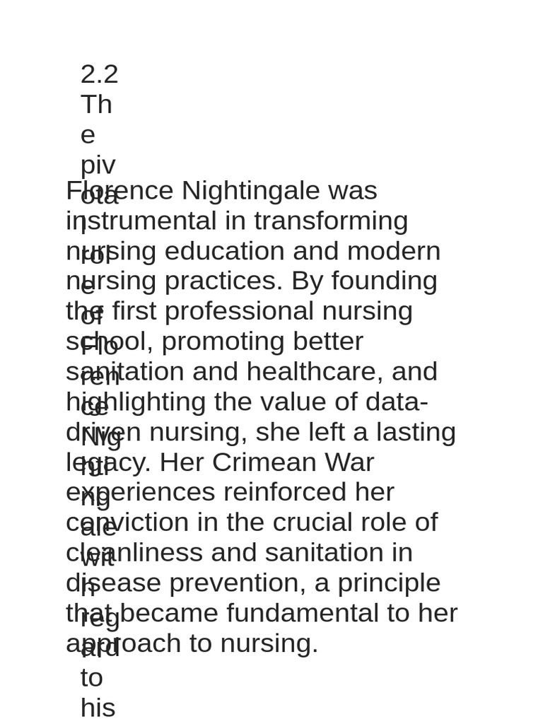 The Role of Florence Nightingale in Nursing Educat - 250503 - 085537 | PDF
