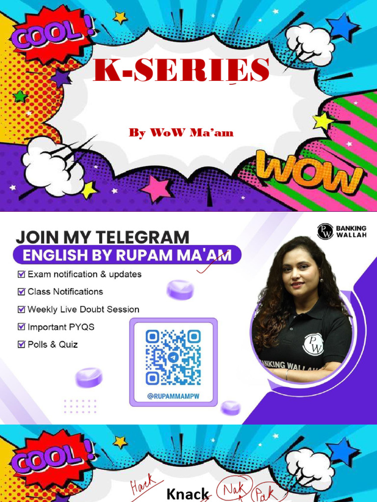 K Series of Wow Vocab by Rupam Maam Part 2 | PDF