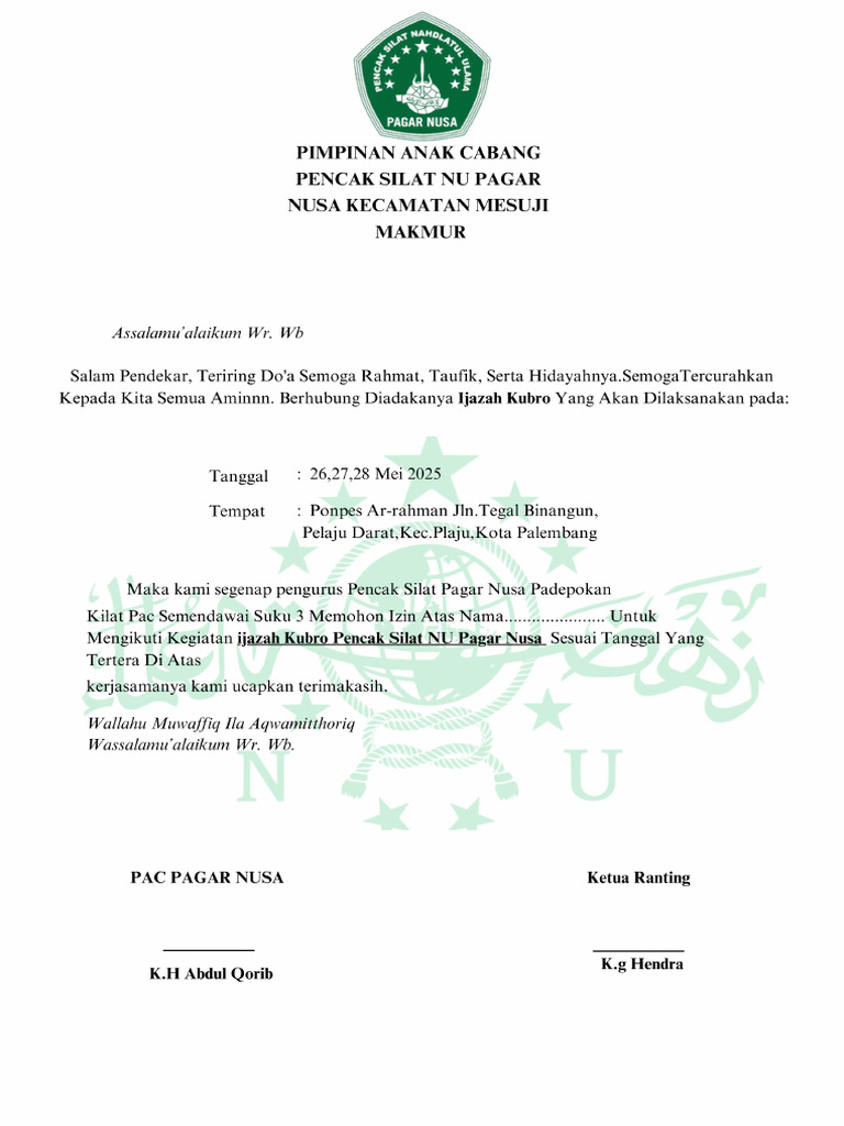 Contoh Surat Izin Lomba - PDF 20250522 184002 0000 | PDF