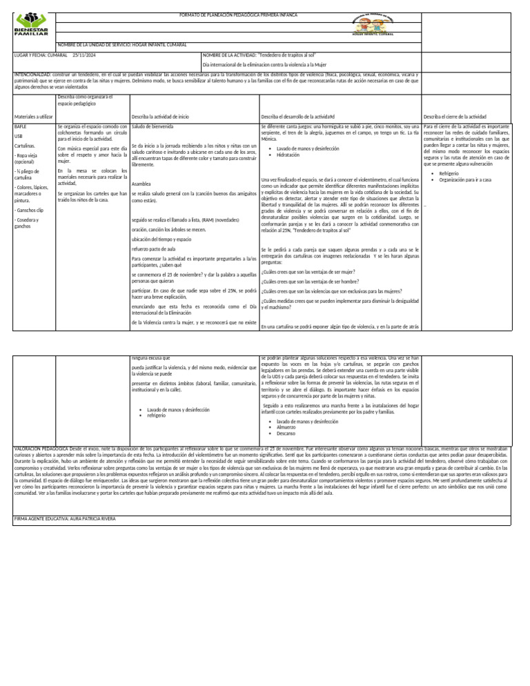 Planeacion 25N | PDF | La violencia contra las mujeres | Violencia