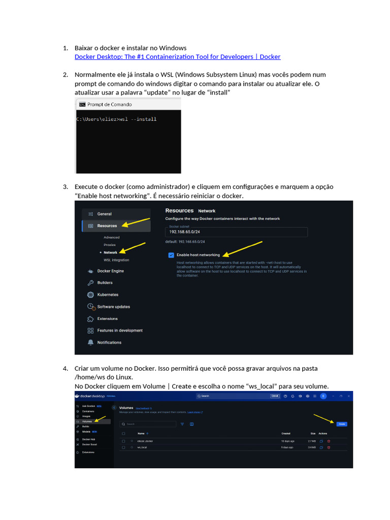 Guia Passo-A-passo Do Docker | PDF | Microsoft Windows | Linux