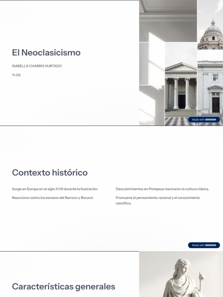 El Neoclasicismo | PDF