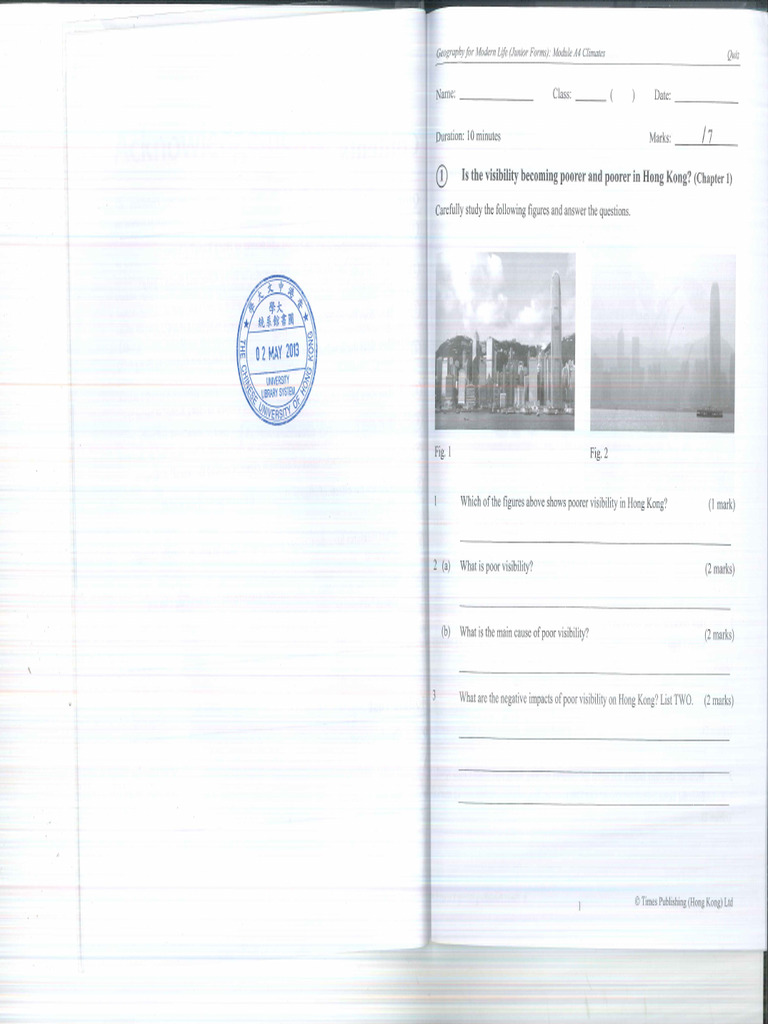 Climate Change (Unit Test &ans) | PDF