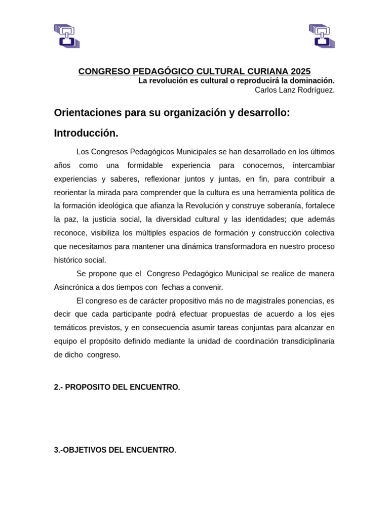 Congreso - Pedagogico Curiana 2025 | PDF | Educación en artes liberales
