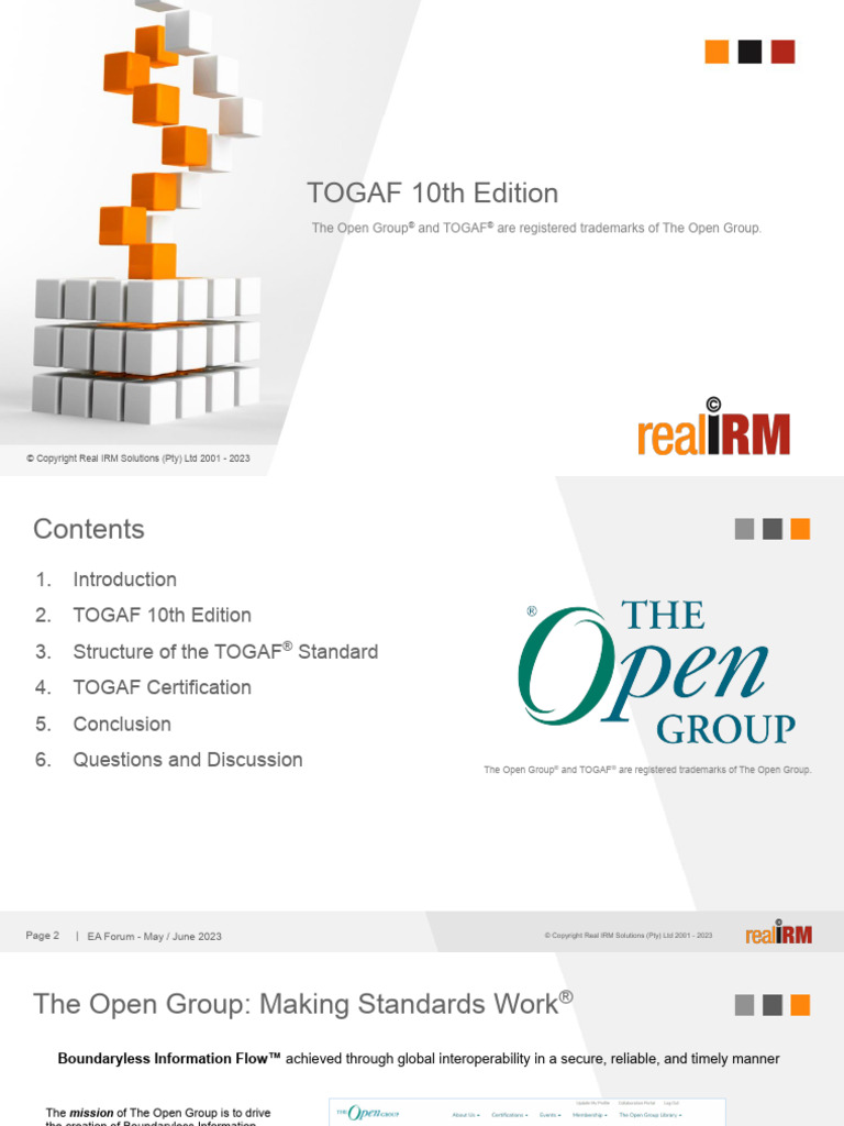 TOGAF 10th Edition (EA Forum) | PDF | Information Technology Management | Information Technology