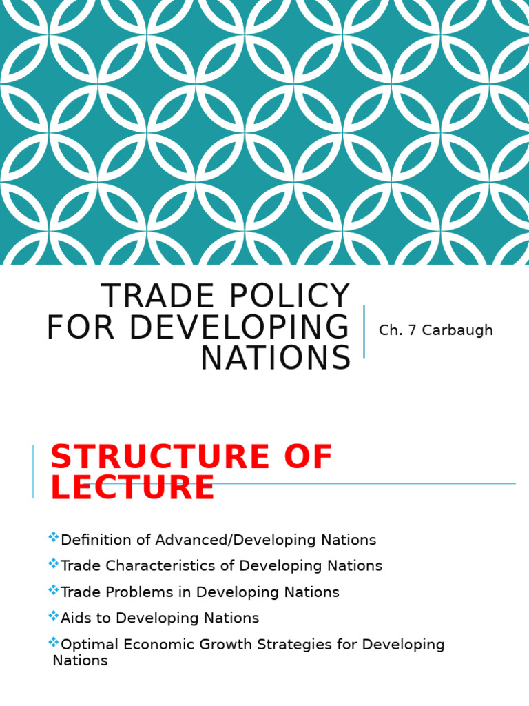 Week 10 Trade Policies For Developing Countries | PDF | Demand ...