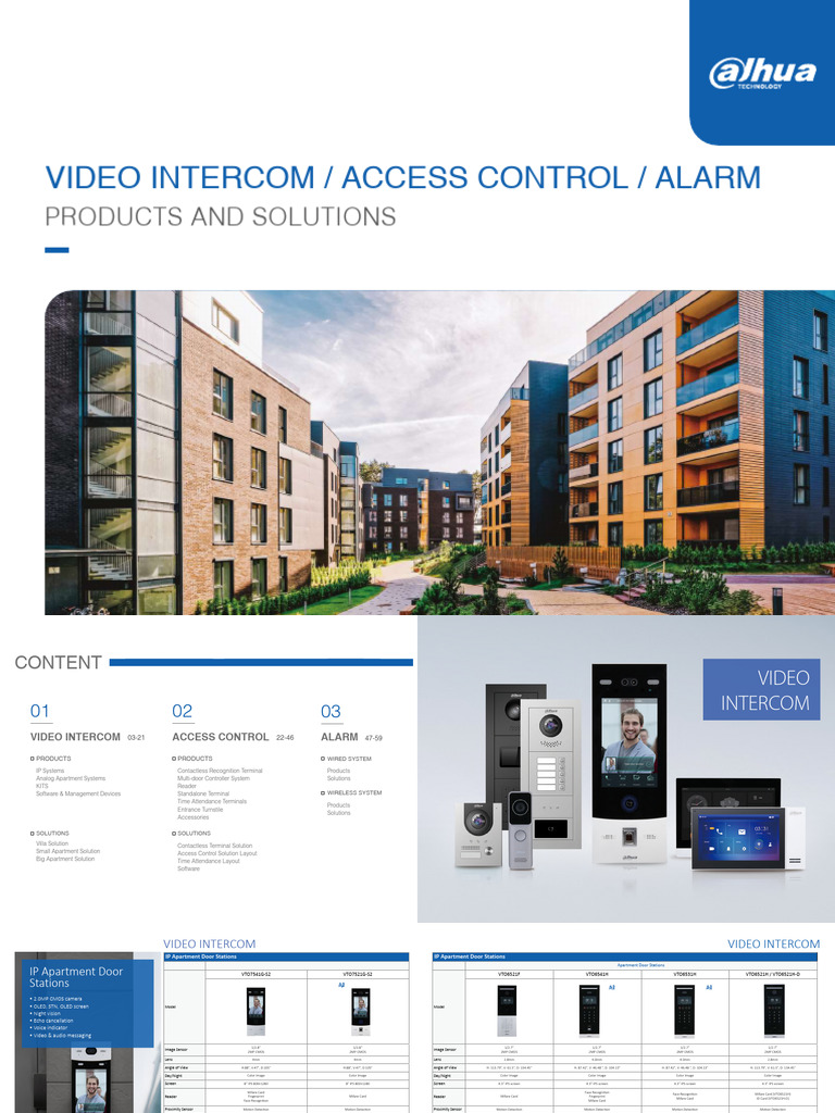 Catalog Video Intercom Access Control Alarm Building India 2025 Final ...