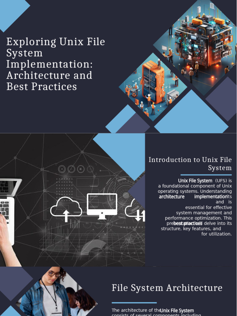 Slidesgo Exploring Unix File System Implementation Architecture and Best Practices ...