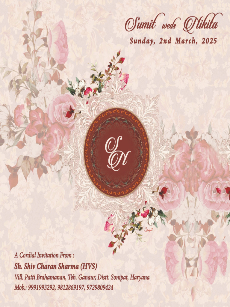 Sumit Weds Nikita | PDF