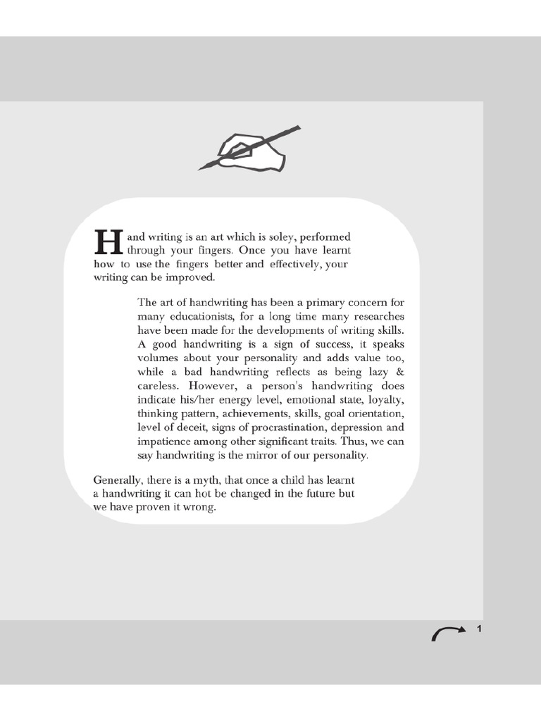 English Handwriting Book New - Compressed | PDF