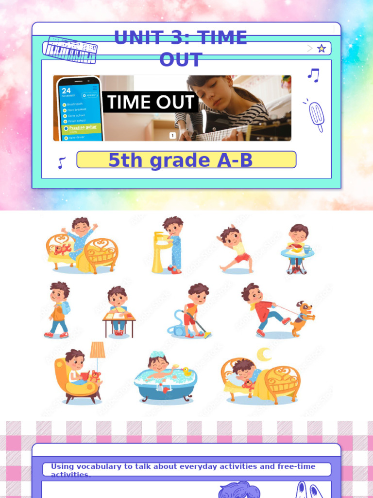 Unit 3 TIME OUT 5th grades 2025 | PDF | Linguistic Typology | Linguistics