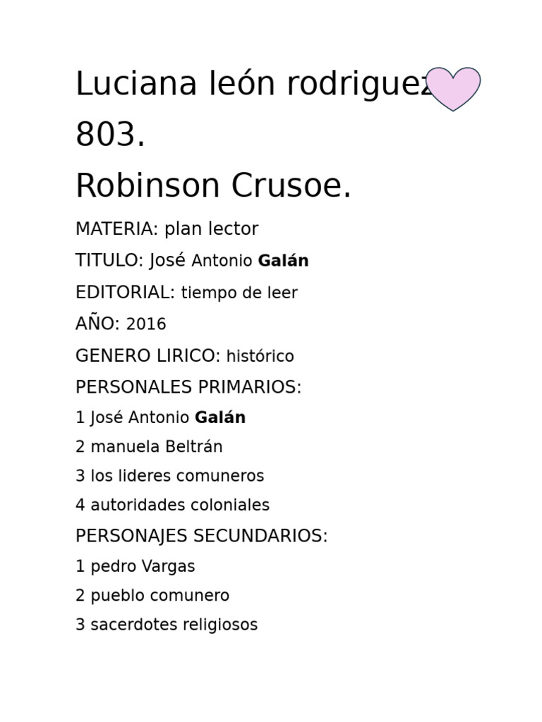 Plan Lector 803 | PDF