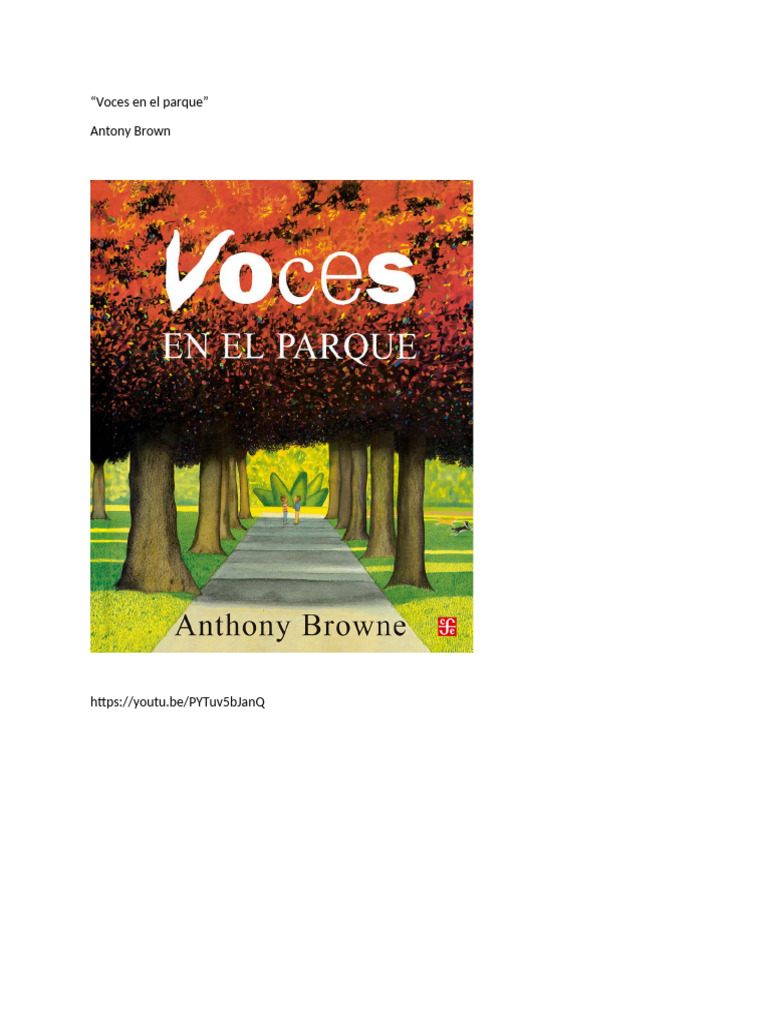 Voces en El Parque | PDF