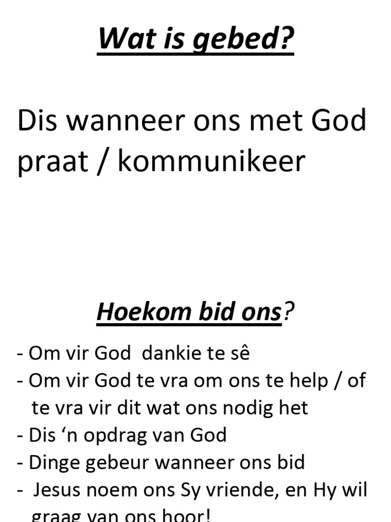 Gebed PDF | PDF