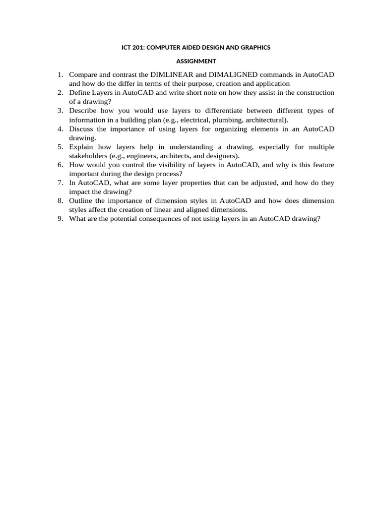 Ict 201 Assignment | PDF