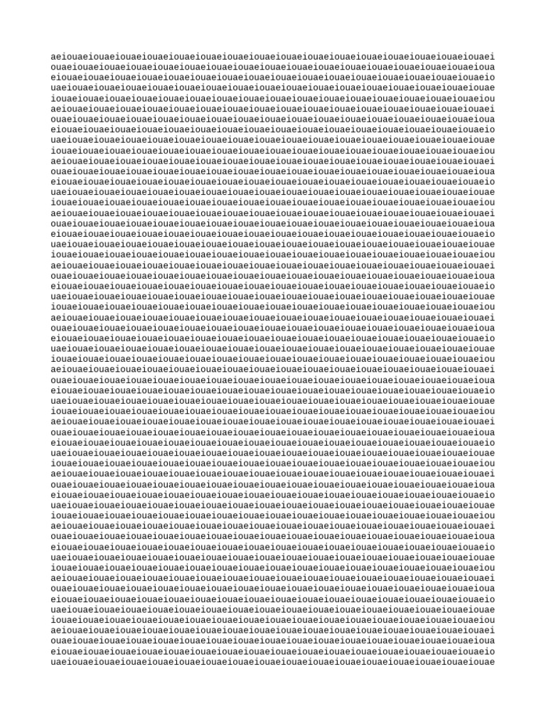 Aeiou 2000x | PDF