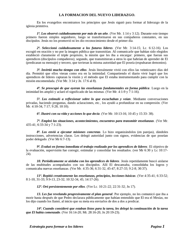 Estrategias para Formar Líderes Efectivos | PDF | Aprendizaje