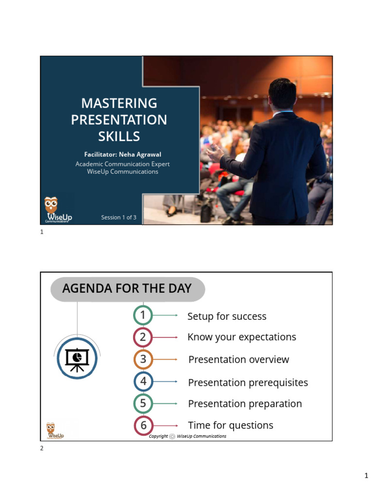 1779976-Mastering Presentation Skills Session 1 Course Material | PDF | Typefaces | Typography