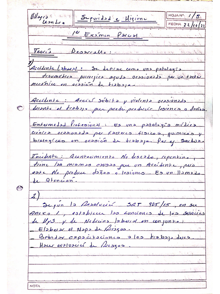 Villagra Leandro 1er Parcial HyS | PDF