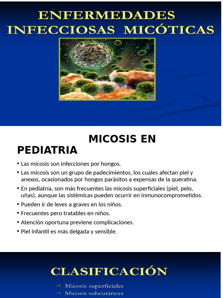 Micosis en Pediatría: Infecciones Fúngicas | PDF | Candidiasis ...