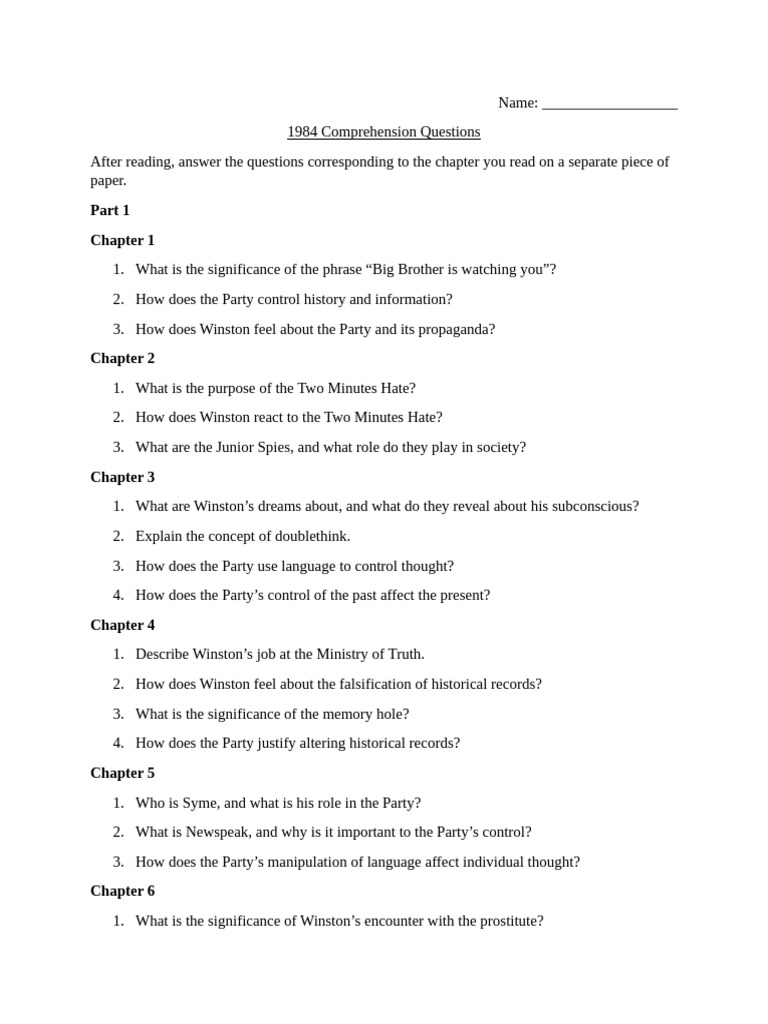Julia's Symbolism in 1984 | PDF