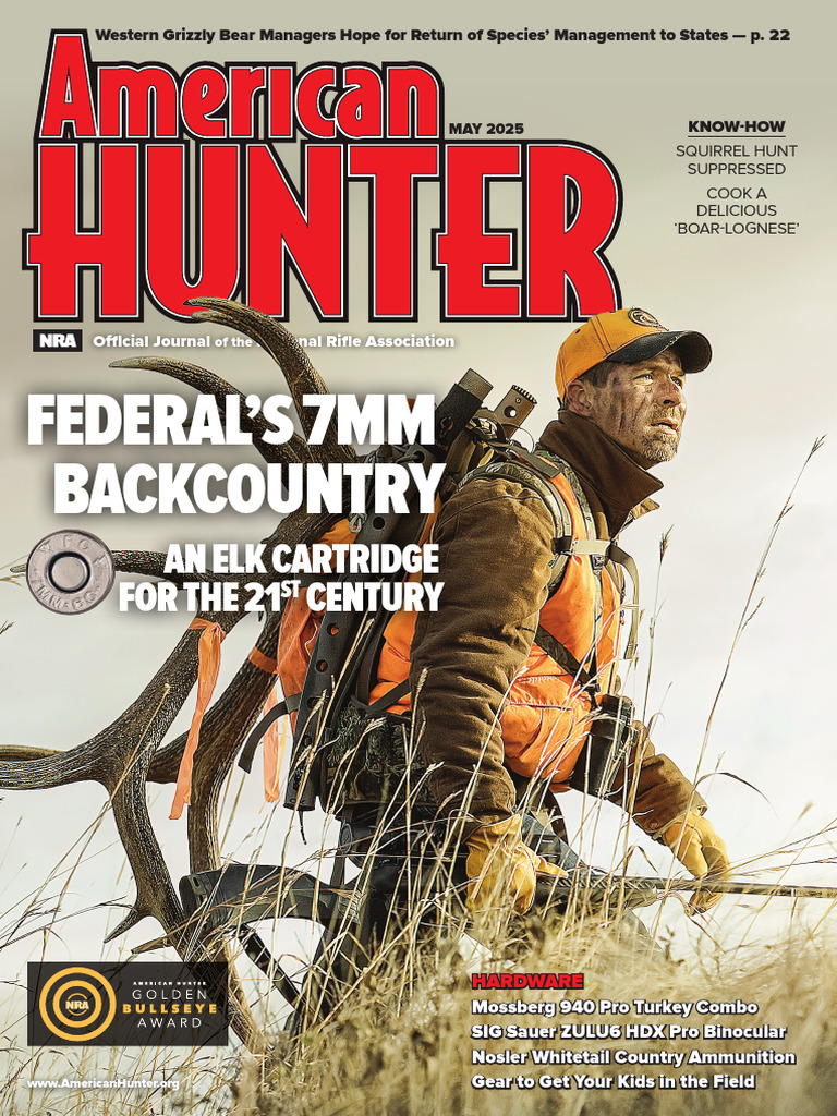 American Hunter - May 2025 | PDF | Precious Metals | Bullion