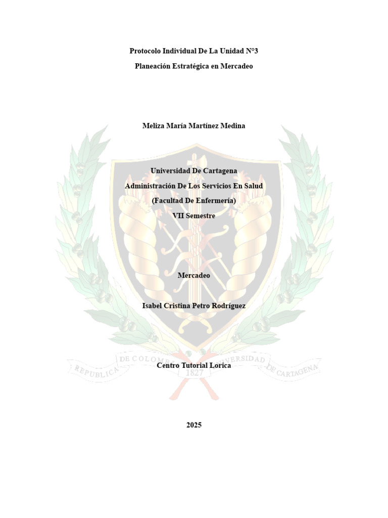 Mercadeo U3.pdf (2) | PDF | Marketing | Análisis FODA