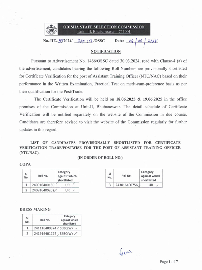 Result ATO NTC 2024 | PDF