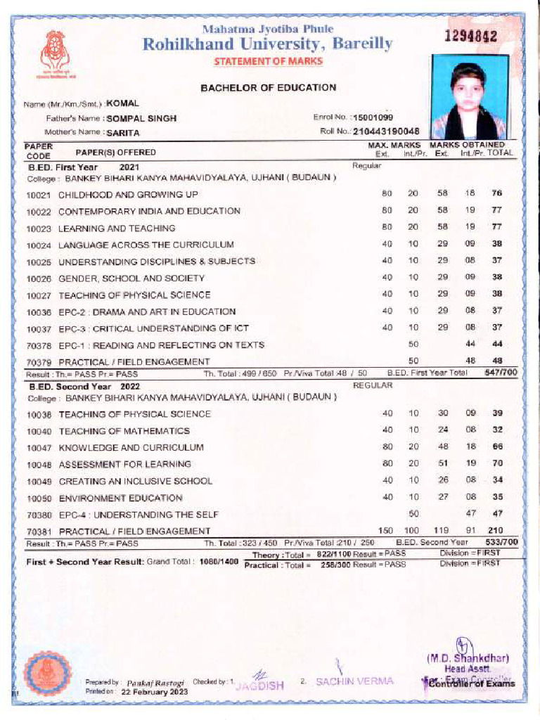 B Ed | PDF
