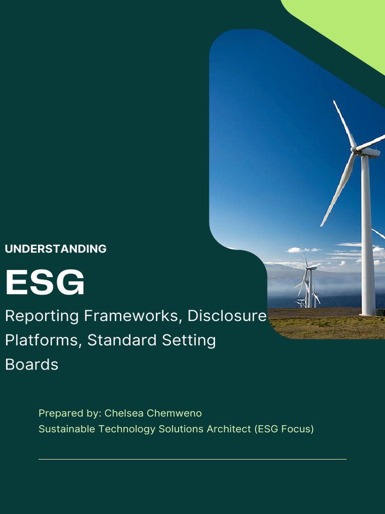 Key Sustainability Reporting Frameworks | PDF | Business | Natural ...