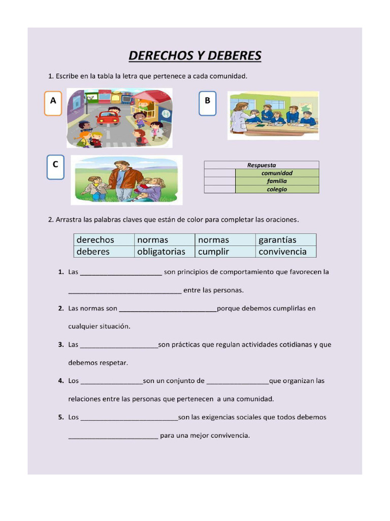 Derechos y Deberes | PDF