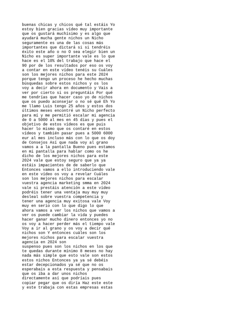 (Spanish (Auto-Generated) ) Los Mejores NICHOS para 2024 (10K - Mes ...