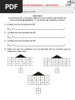 4. EVAL. SALIDA 4° MATEMATICA PRIMARIA 2025 | PDF