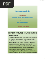 Unit 4 Lesson 1 Context Matters - Exploring Dell Hymes' SPEAKING Model ...