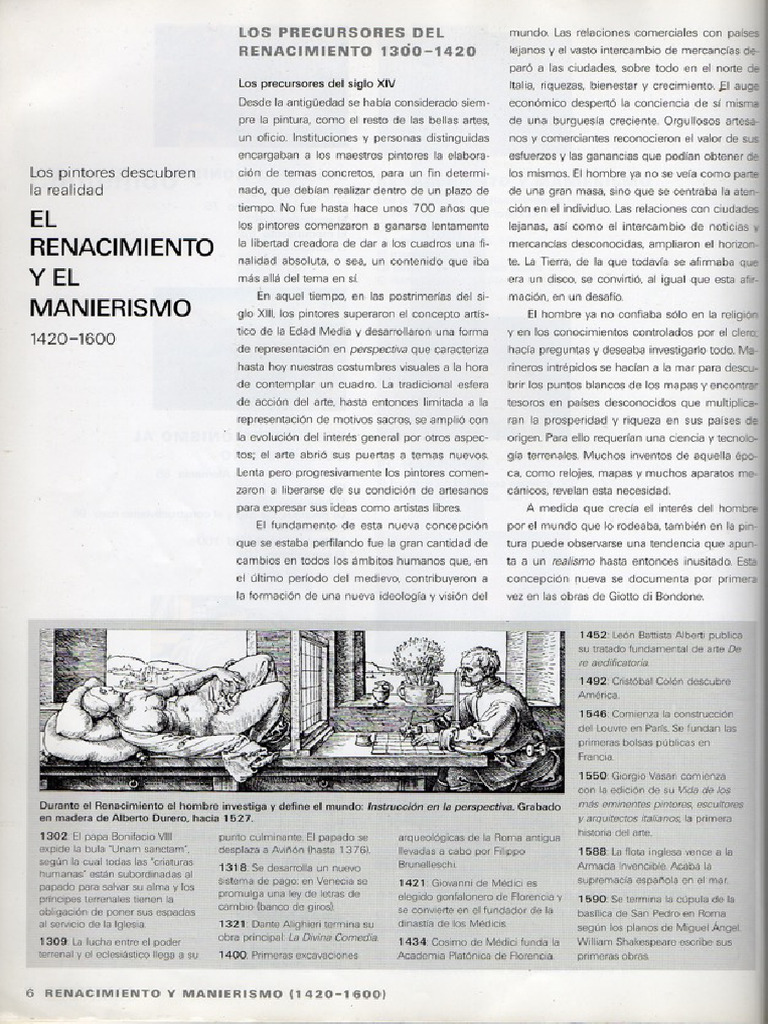 Kraube Renacimiento - Manierismo - Parte 1 - Pags. 6-22 | PDF