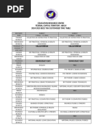 Lower Primary Time Table | PDF | Cognition | Learning