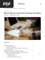 Rapi atau Rapih: Penulisan yang Tepat | PDF