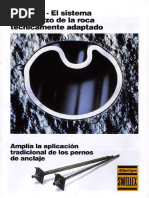Características del Perno Swellex en Minería | PDF | Tornillo | Perforación
