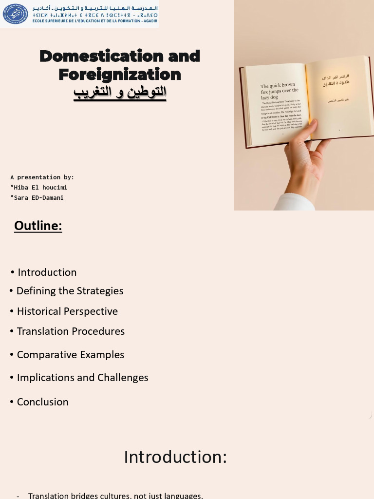 Domesticaton and Foreignization | PDF | Translations | Linguistics