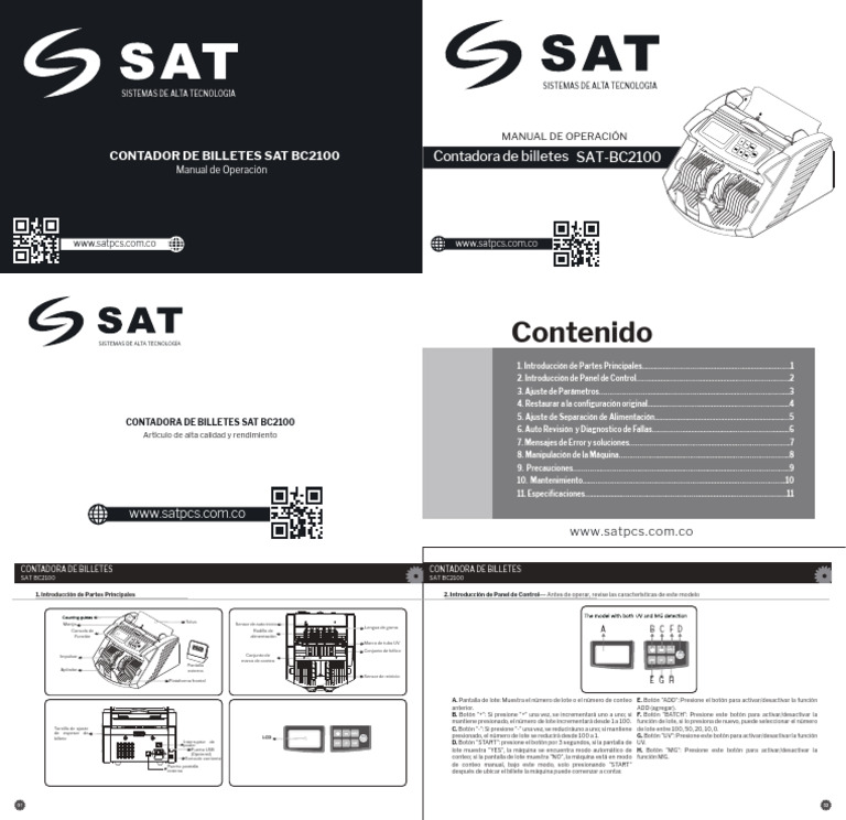 SAT - BC2100 Manual de Usuario Espa - Ol Min | PDF